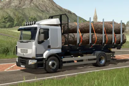 Вантажівка Renault Premium Hook Lift 4x2 для Farming Simulator 25 ...