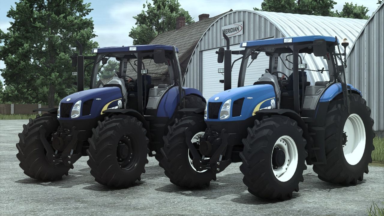Трактор New Holland T6000 для Farming Simulator 25 — Farming Simulator 25